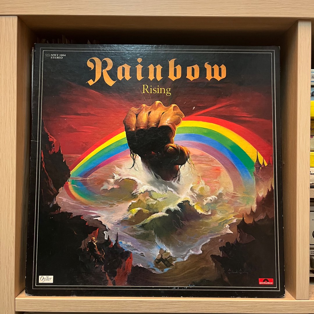 LP Rainbow - Rising, Hobbies & Toys, Music & Media, Vinyls on Carousell