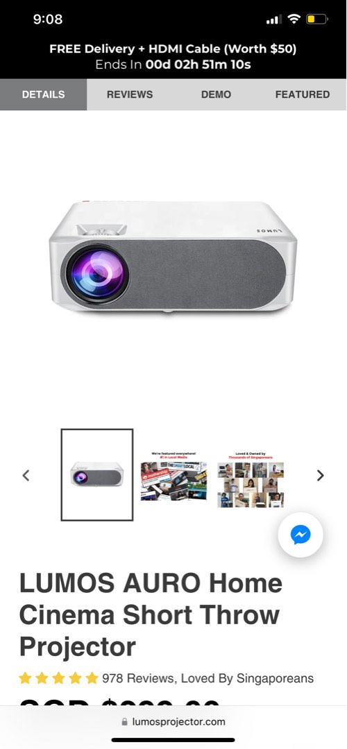 Lumos Auro Smart version , TV & Home Appliances, TV & Entertainment ...