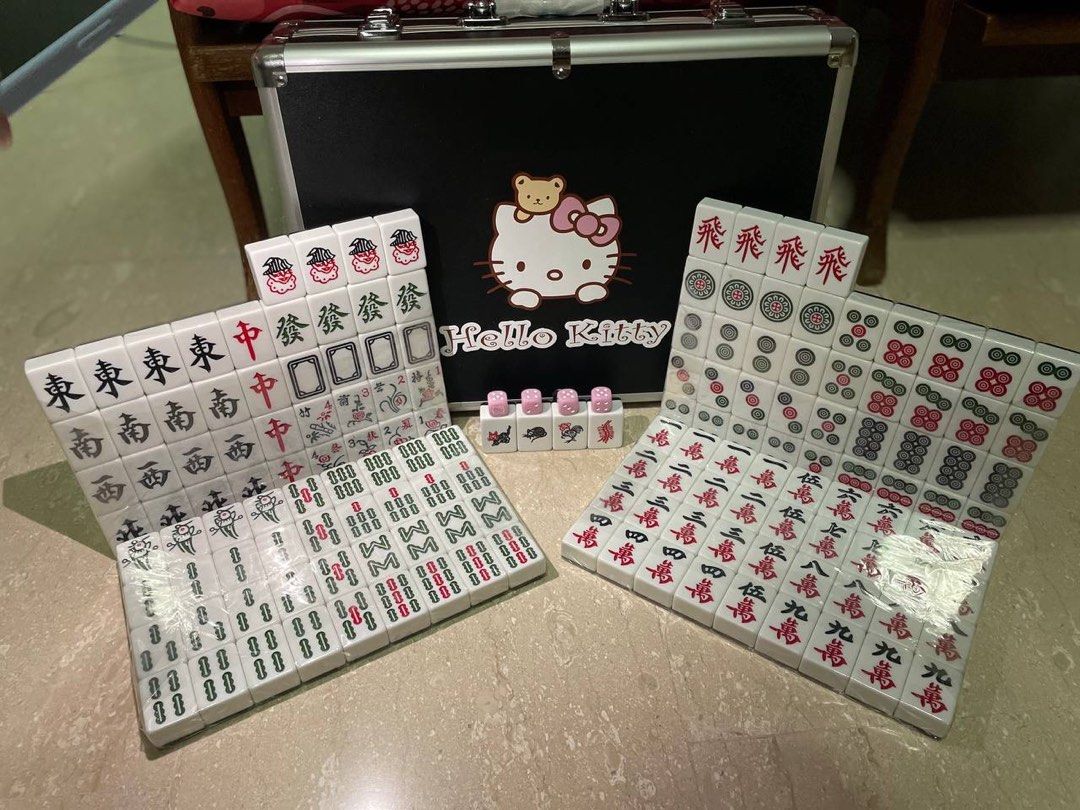 Mahjong 156 Tiles (With Animals+Clown+Fei) with cute designs, Hobbies ...