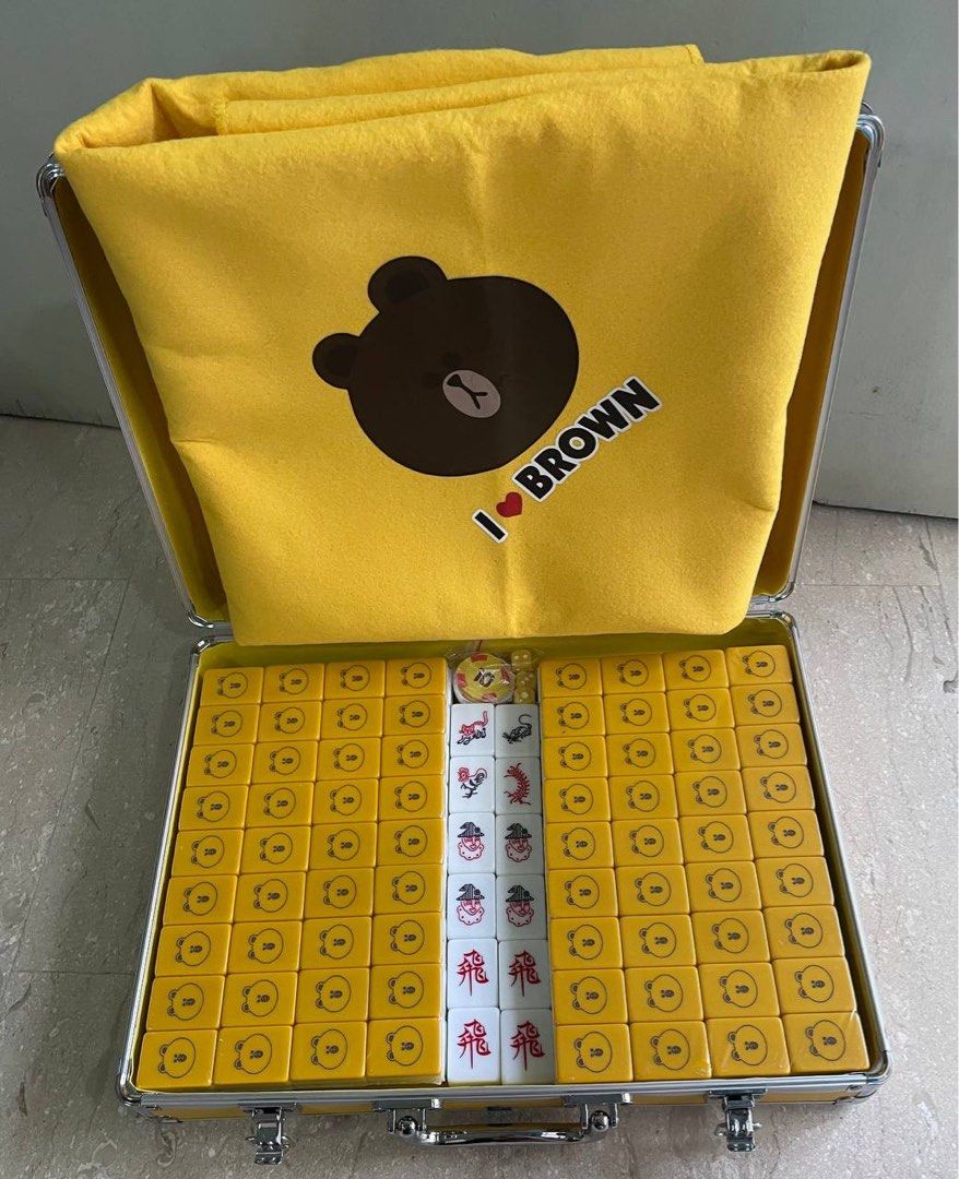 Mahjong 156 Tiles (With Animals+Clown+Fei) with cute designs, Hobbies ...