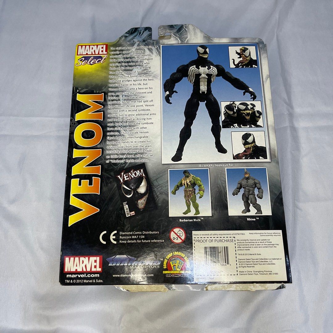 Marvel Select Venom, Hobbies & Toys, Toys & Games on Carousell