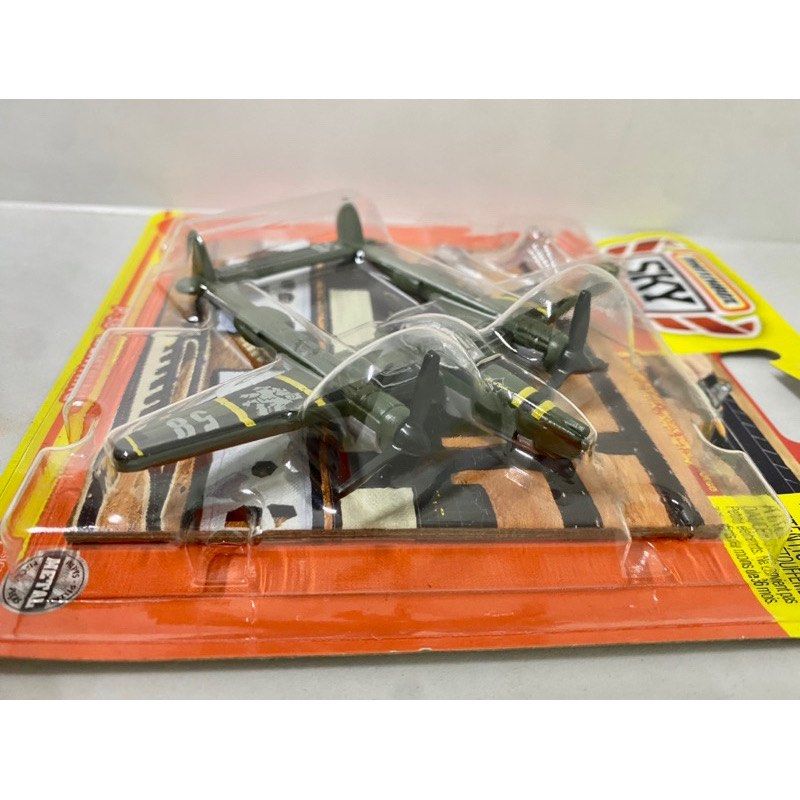 Matchbox P38 LIGHTNING Dark Fern Green Sky Busters Fighter Aircraft 70 ...