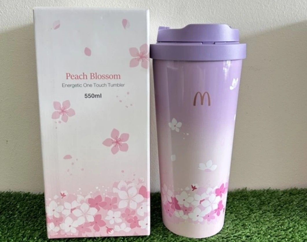 Mcdonalds Thailands Sakura SS Tumbler Original, Kitchen & Appliances di ...
