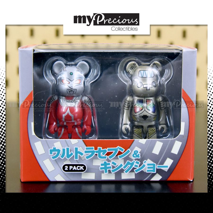 Medicom Bearbrick Be@rbrick 100% 2 Pack Ultraman Jack Zoffy Zetton ...