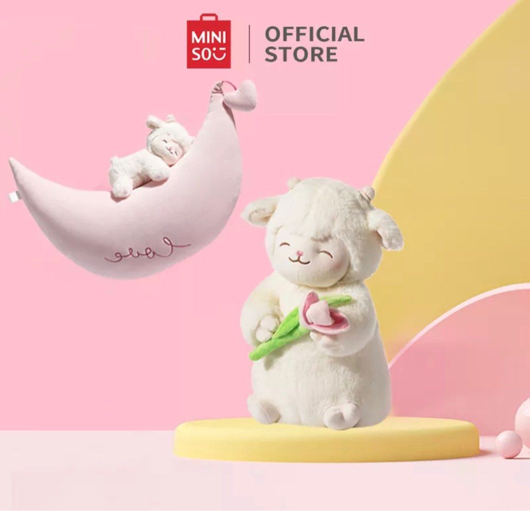 MINISO Lamb w Tulip Stuff Toy (pre order), Hobbies & Toys, Toys & Games ...