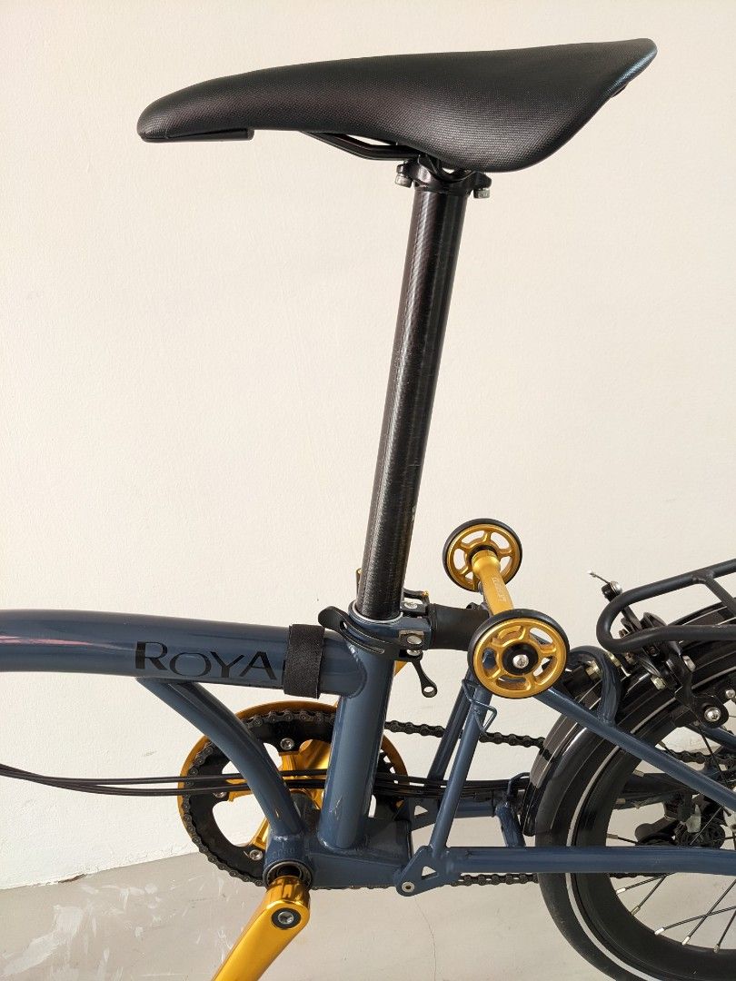 Mobot Royale Tri-fold 9 Speed Bicycle - Carbon GT M9 | Foldable bicycle, Sports Equipment ...