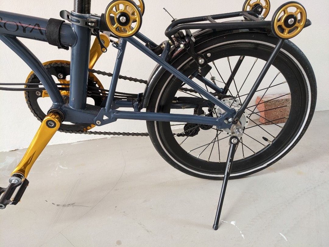 Mobot Royale Tri-fold 9 Speed Bicycle - Carbon GT M9 | Foldable bicycle ...