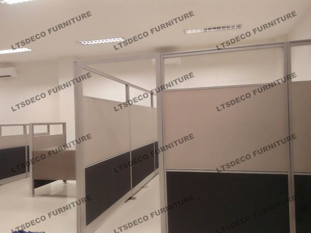 MODULAR PARTITION HIGH PANEL WITH DOOR OFFICE FURNITURE AND PARTITION ...
