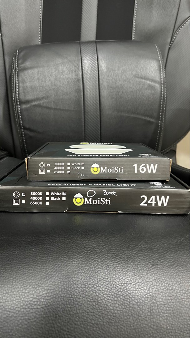 Moisti Round LED Panel Light, Furniture & Home Living, Lighting & Fans ...