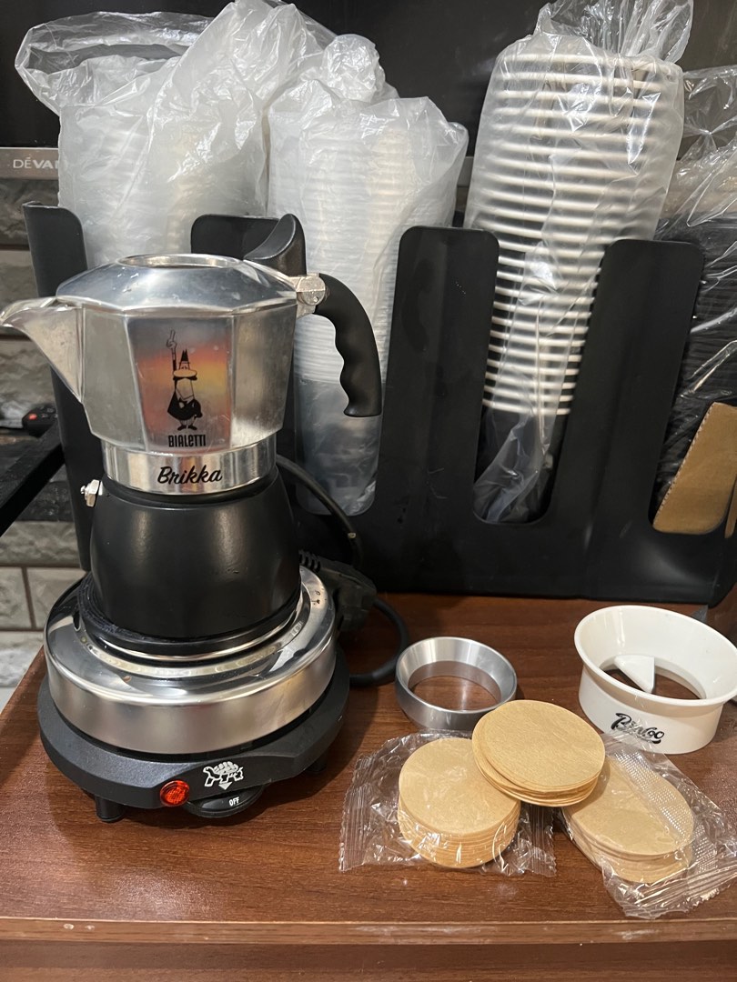 Moka Pot Set - Bialetti Brikka 2 Cups on Carousell