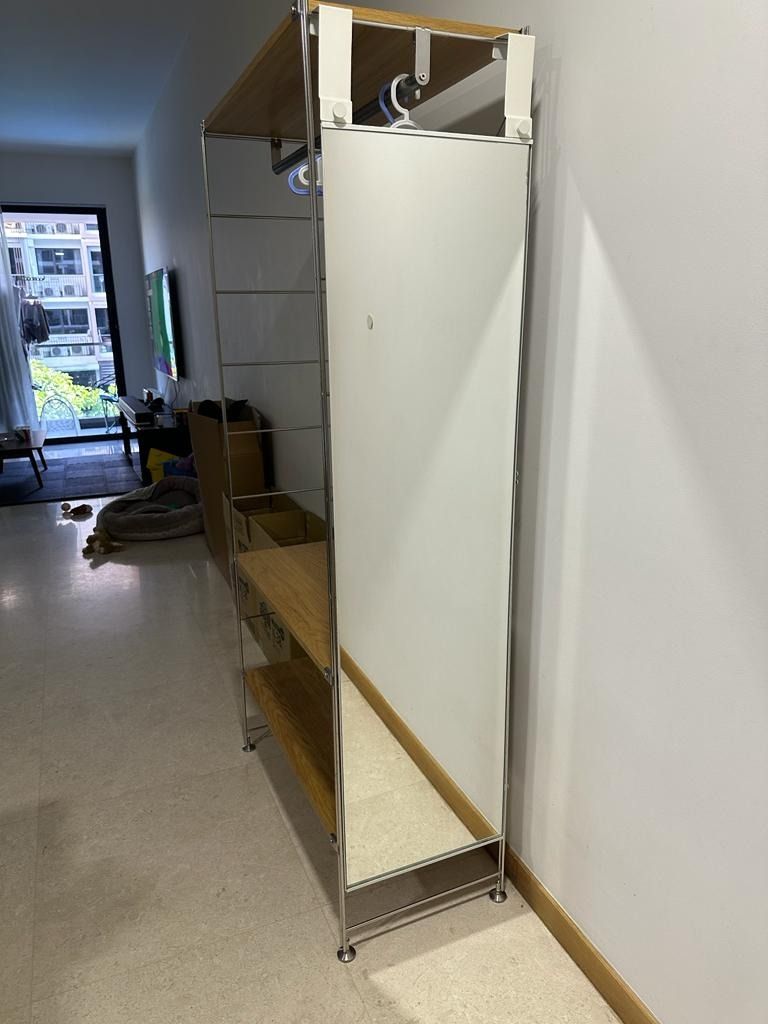 MUJI UNIT SHELF WARDROBE OAK / WIDE / L W86*D41*H175.5cm, Furniture ...