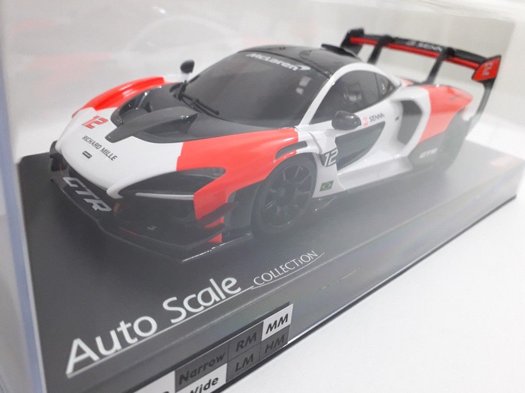 McLaren Senna GTR White/Red Kyosho MZP243WR ASC MR-03W-MM Mini-Z 京商 車殼 ...
