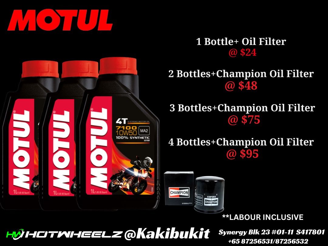 NATIONAL DAY ENGINE OIL PROMO!! MOTUL/ENI/REPSOL, Motorcycles ...