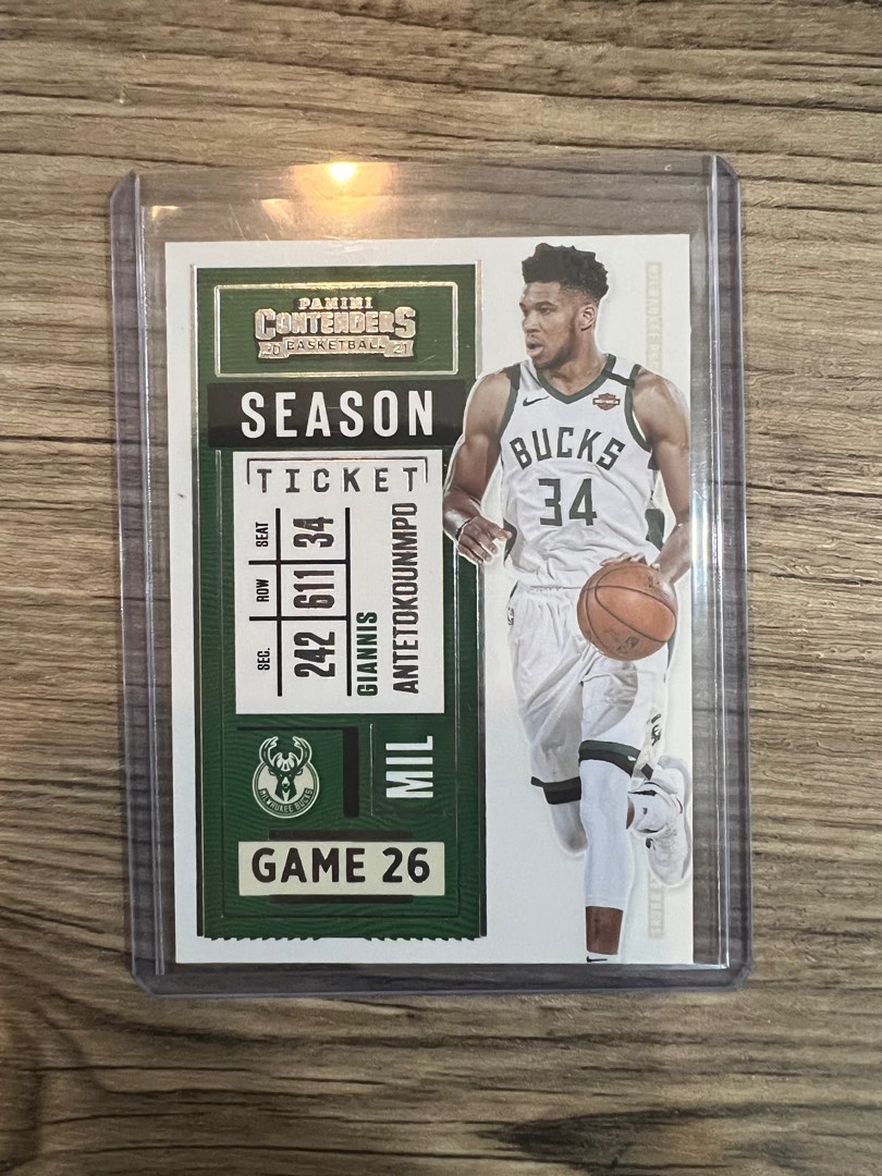 NBA Antetokounmpo ticket card, Hobbies & Toys, Memorabilia ...