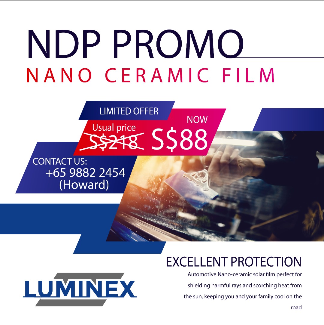 NDP PROMO Luminex Nano ceramic solar film for cars/High heat rejection ...
