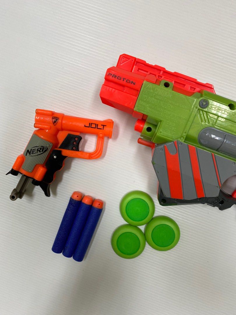 Nerf Gun Proton Vortex & Nerf Jolt Original, Toys & Collectibles ...