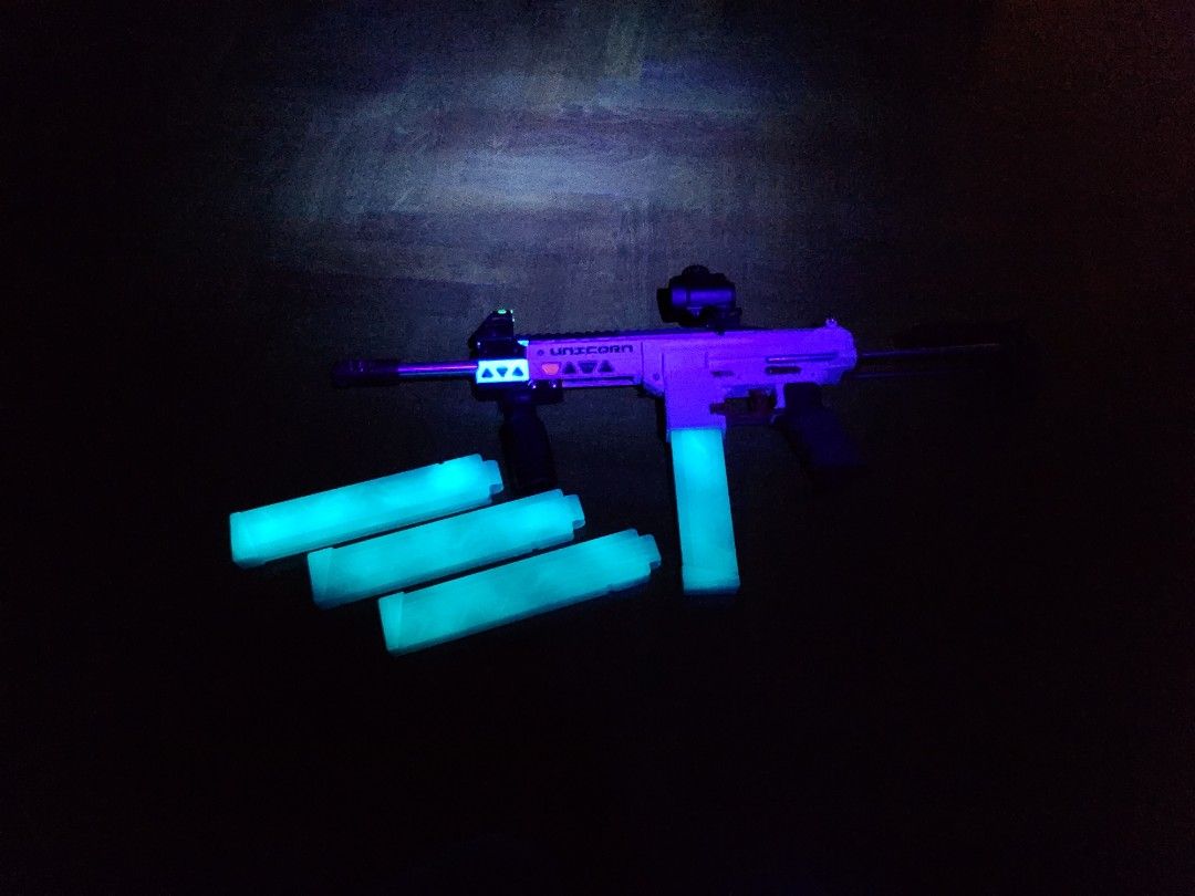 NERF Limited Edition Talon Magazine XYL Glow in the Dark, Hobbies ...