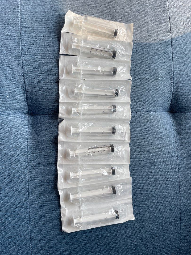 Disposable Syringe Luer Slip 5ml, Health & Nutrition, Medical Supplies ...