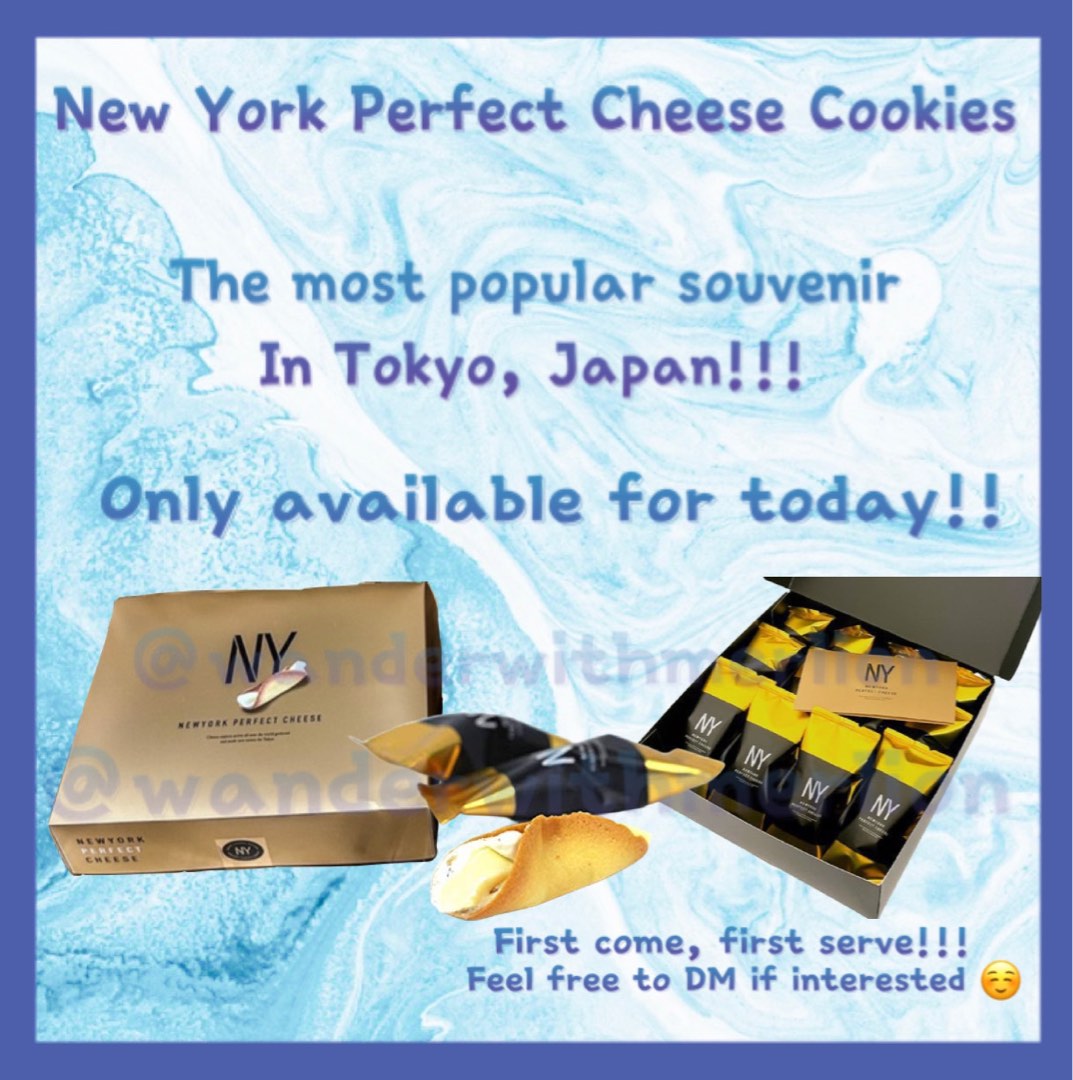 New York Perfect Cheese - Tokyo most popular souvenir!!, Food & Drinks ...