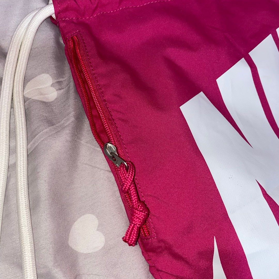 Nike - Heritage drawstring bag PINK, Women's Fashion, Bags & Wallets ...