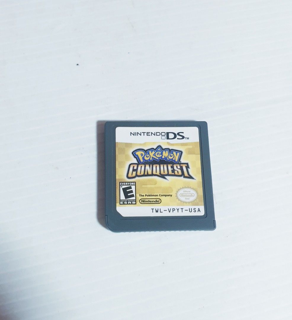 Nintendo ds pokemon conquest game cartridge, Video Gaming, Video Games ...