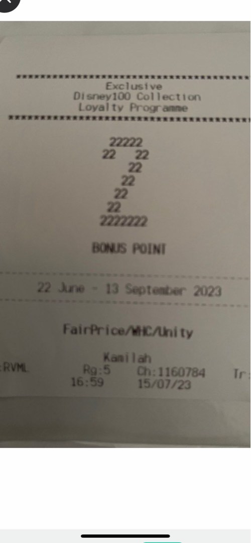 NTUC BONUS POINTS (22 points), Tickets & Vouchers, Store Credits on ...