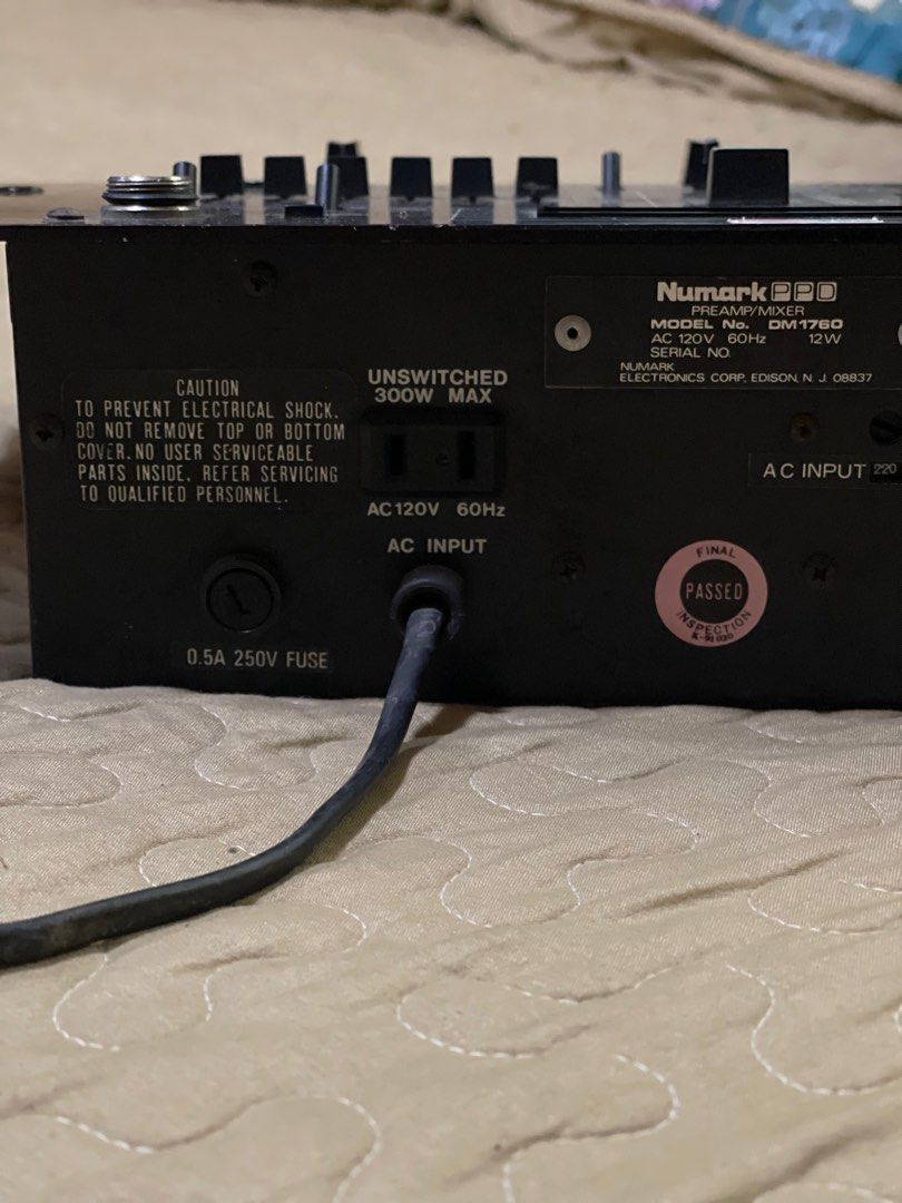 Numark PPD Preamp/Mixer DM1760, Audio, Soundbars, Speakers & Amplifiers ...