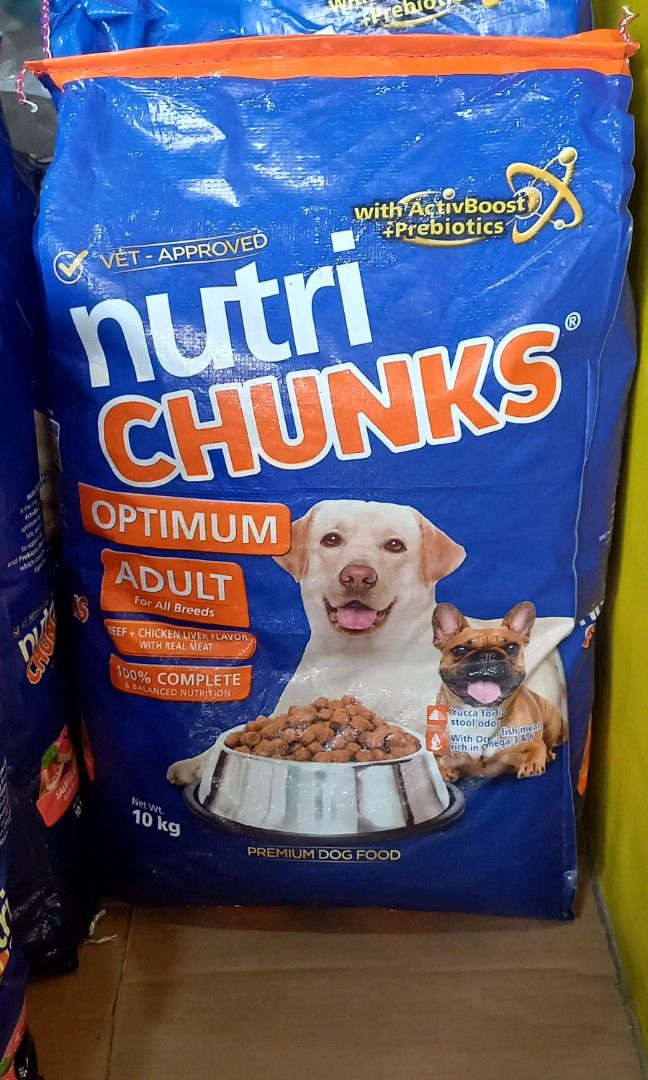 Nutrichunks 10kg, Pet Supplies, Pet Food on Carousell