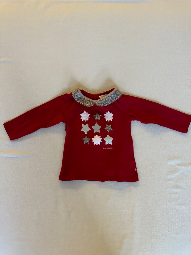Obaibi baby red top on Carousell