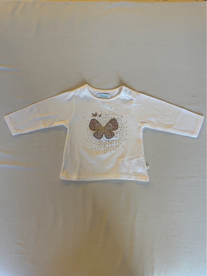 Obaibi baby white top on Carousell
