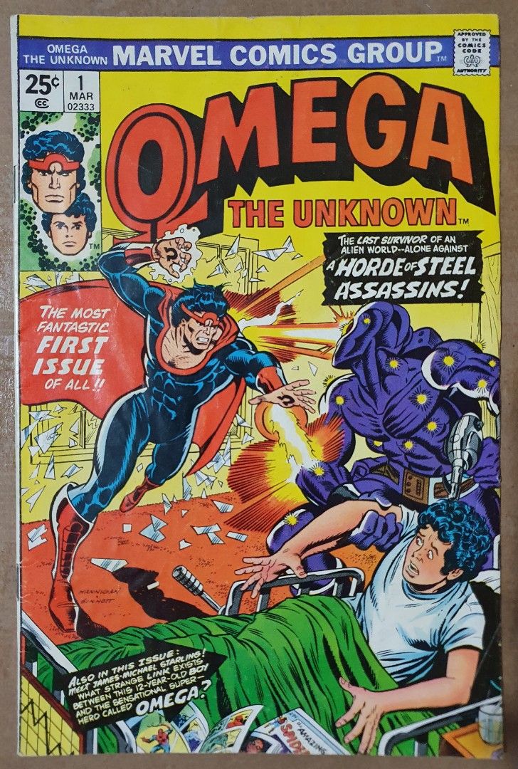 Omega the Unknown #1. 1st app Omega the Unknown, Hobbies & Toys, Books ...