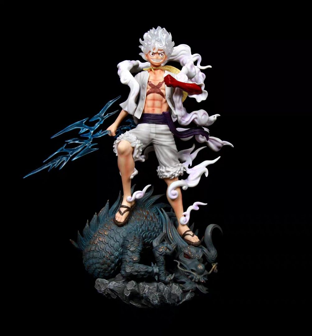 One Piece PVC GK Figure Statue Gear 5 Sun God Nika Monkey D. Luffy ...