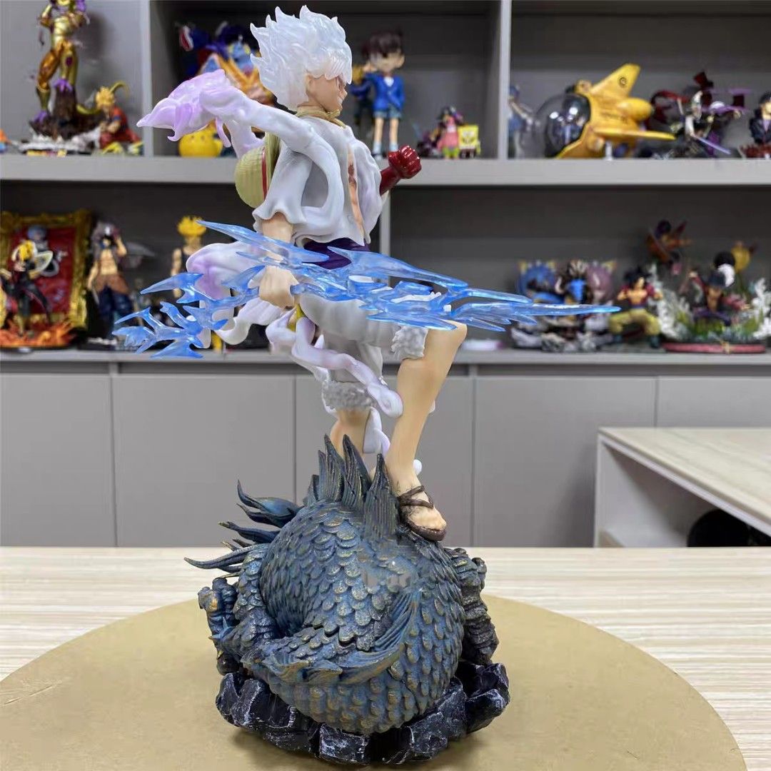One Piece PVC GK Figure Statue Gear 5 Sun God Nika Monkey D. Luffy ...