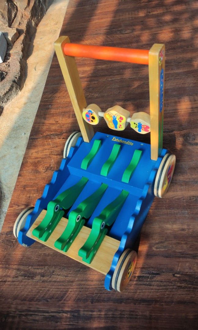 ORI! MELISSA AND DOUG DELUXE CHOMP N CLACK ALLIGATOR PUSH WALKER ...