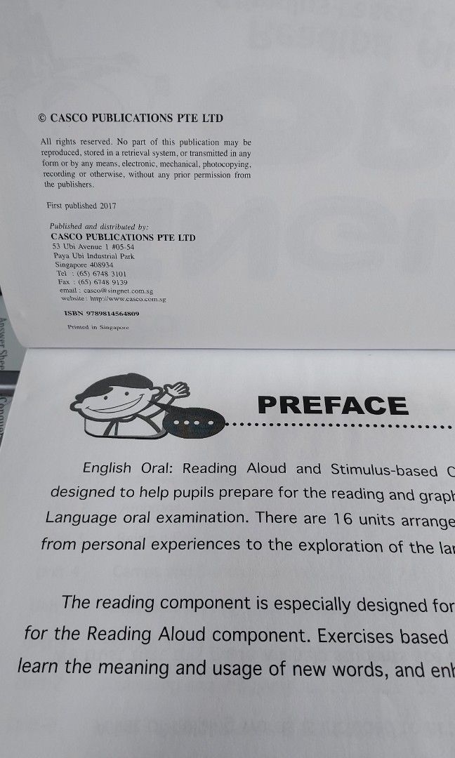 P6 English Oral - Reading Aloud & Stimulus-Based, Hobbies & Toys, Books ...