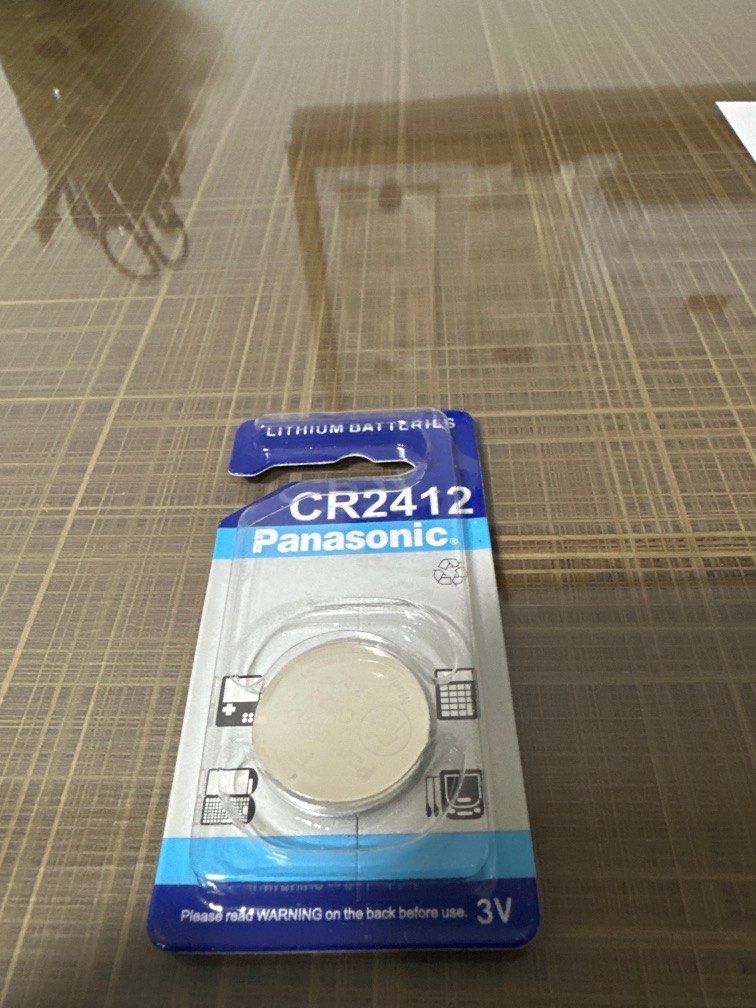 Panasonic CR 2412 battery, Car Accessories, Accessories on Carousell