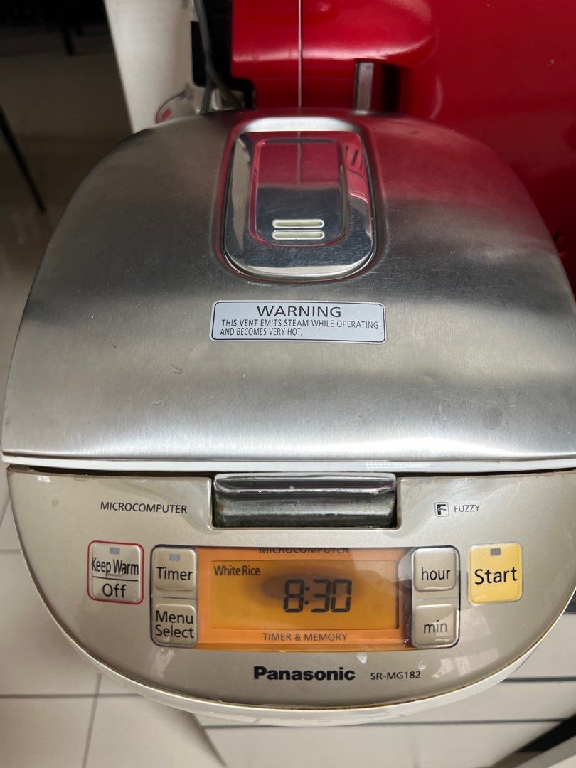 Panasonic Rice Cooker SR-MG182, TV & Home Appliances, Kitchen ...
