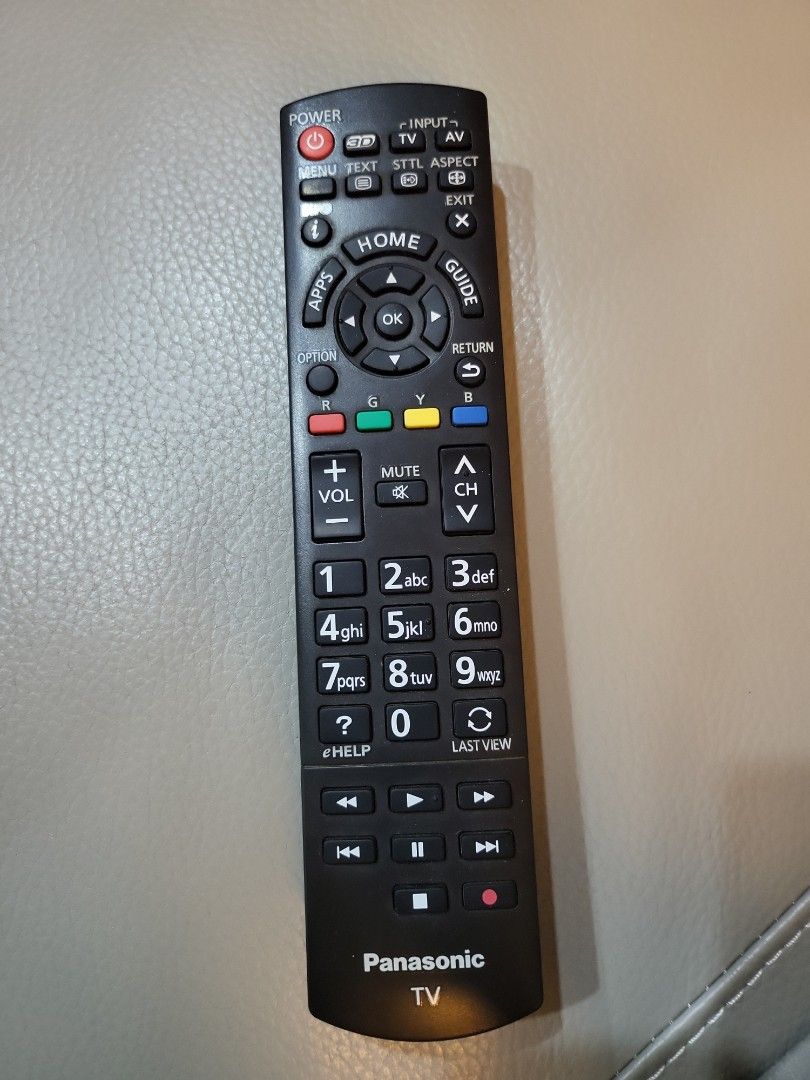 Panasonic TV remote, TV & Home Appliances, TV & Entertainment, TV Parts ...