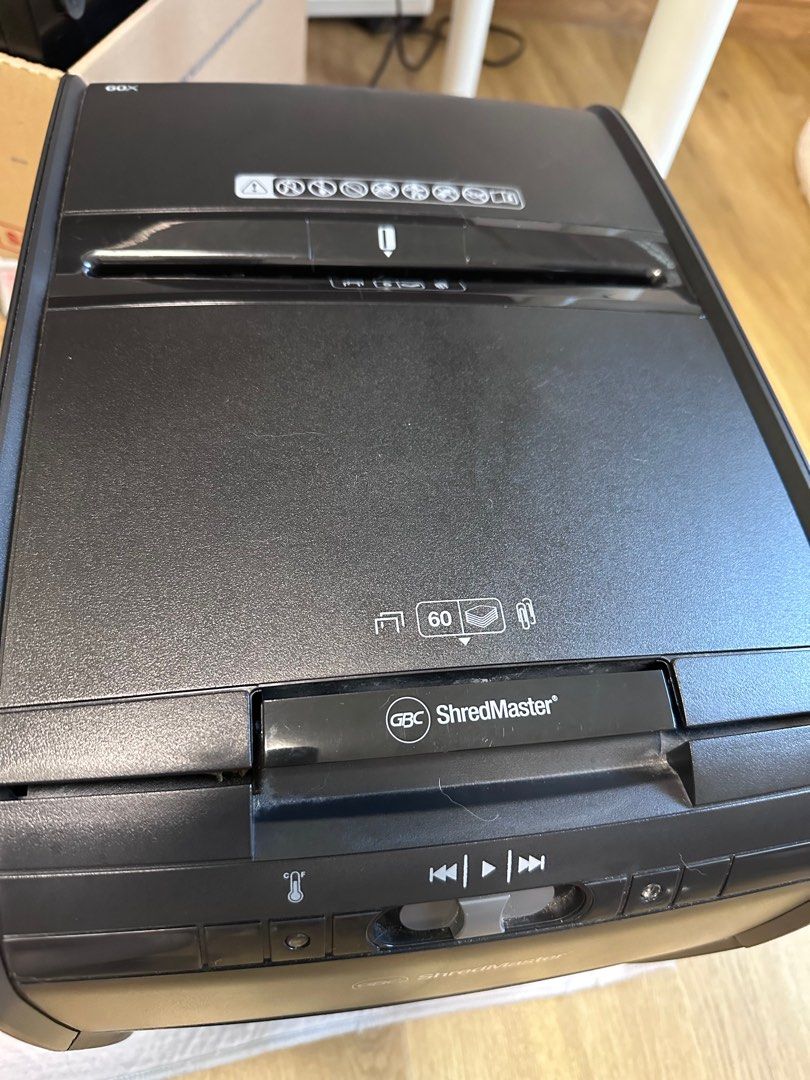 Paper Shredder (GBC Shredder 60x), Computers & Tech, Printers, Scanners ...