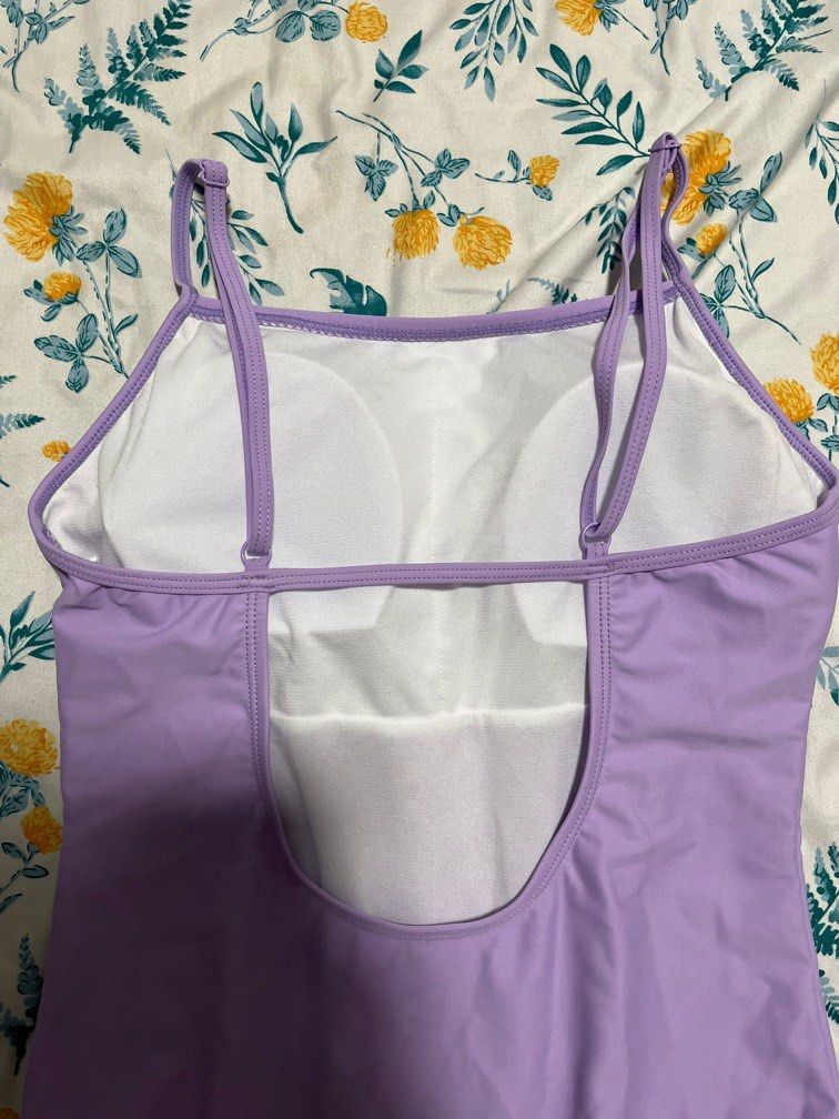 Pastel colored one-piece swimwear, Women's Fashion, Swimwear, Bikinis ...