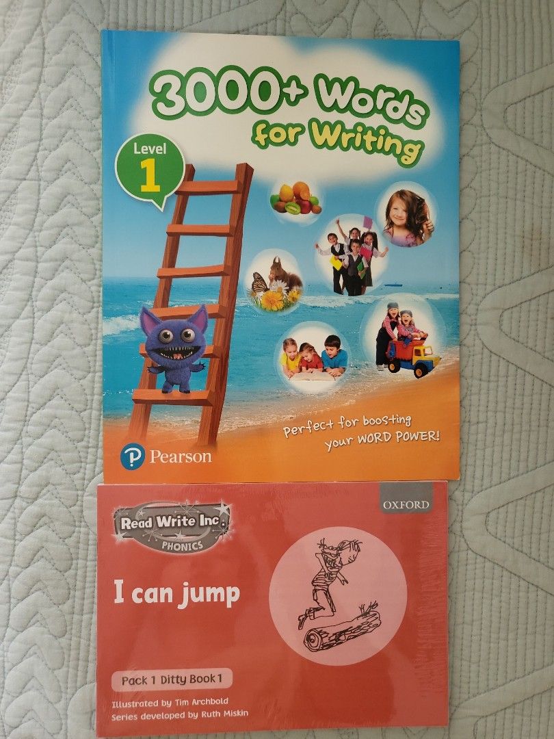 Pearson 3000+ words for writing + Oxford RWI phonicsditty books 1-5, 興趣 ...