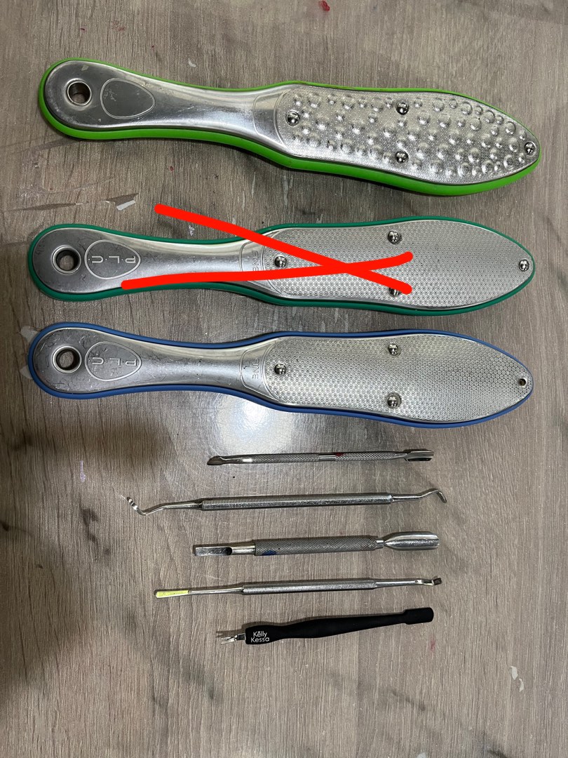 Pedicure PLC metal file and tools, Beauty & Personal Care, Foot Care on ...