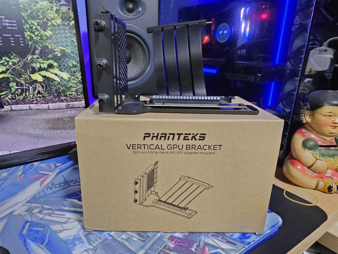 Phanteks vertical gpu mount with PCIe Gen 4, Computers & Tech, Parts ...