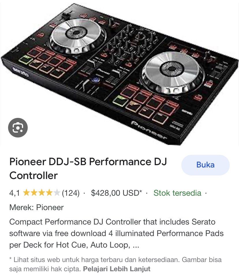 Pioneer DDJ-SB serato, Musik & Media, Alat di Carousell