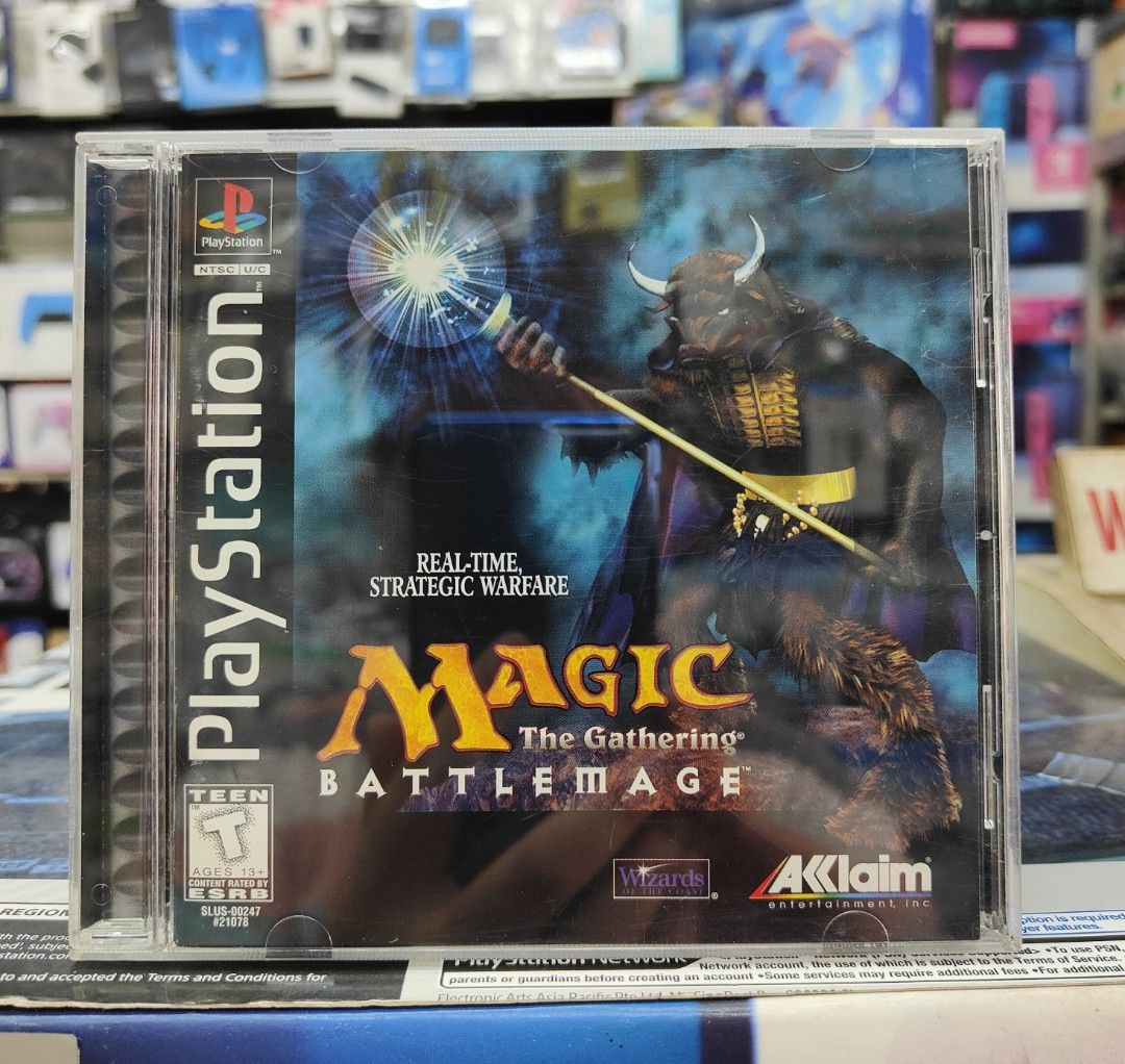 Playstation 1 Magic The Gathering Battlemage, Video Gaming, Video Games ...