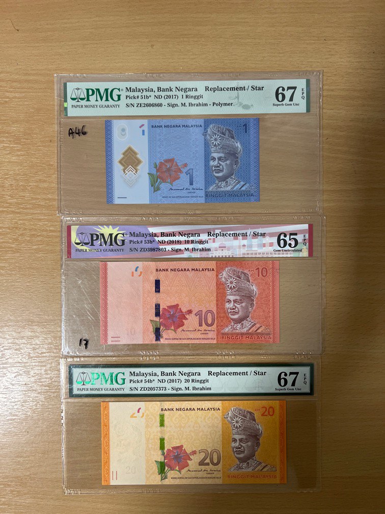 PMG Graded Replacement RM1, RM10 & RM20, Hobbies & Toys, Memorabilia ...