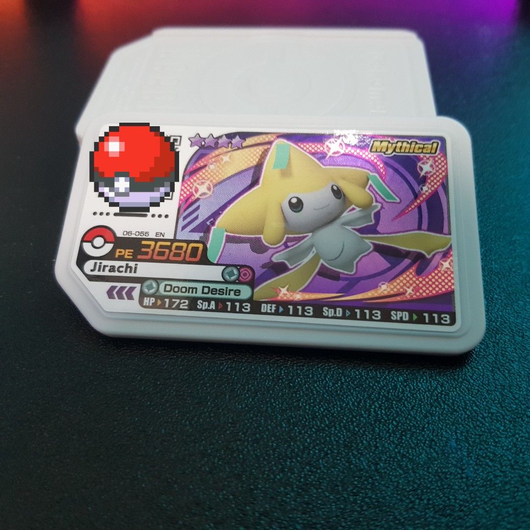 Pokemon gaole legend part 2- 4 star jirachi, Hobbies & Toys, Toys ...