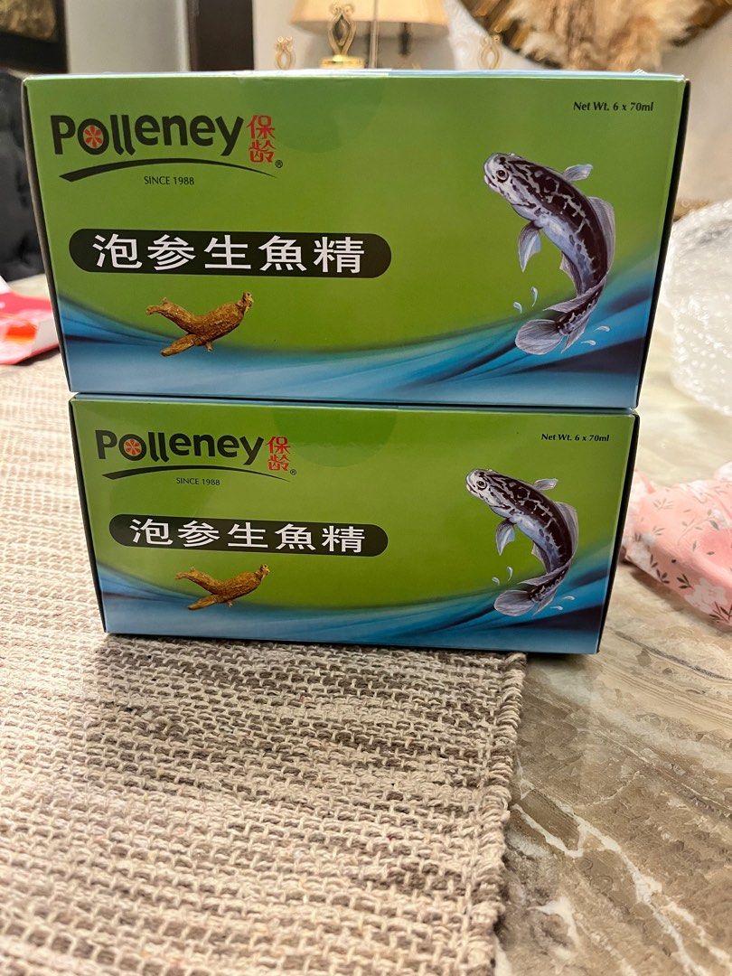 Polleney Essence of Black Fish with Ginseng, Health & Nutrition, Health ...