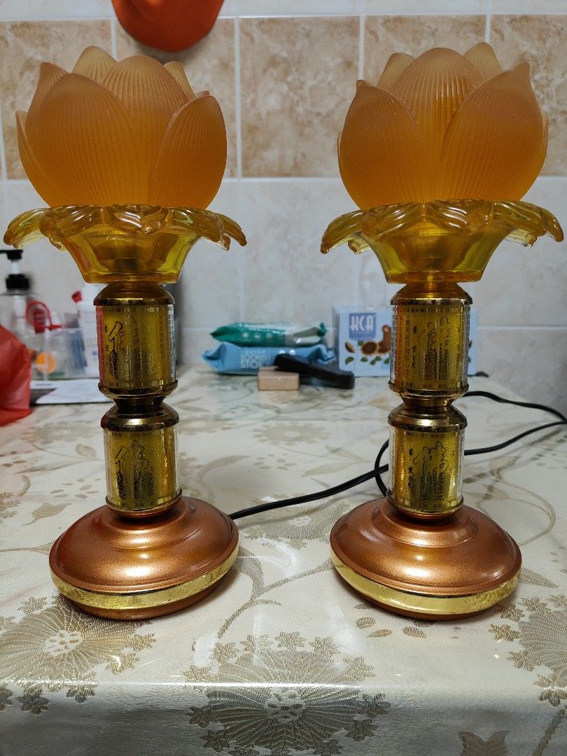 Praying alter lights, Furniture & Home Living, Lighting & Fans ...