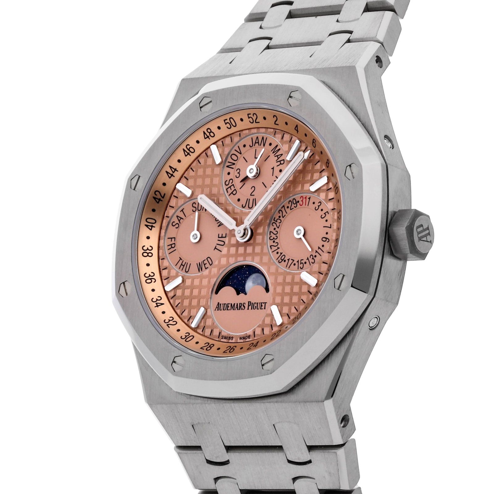 Pre-Owned Audemars Piguet Royal Oak Perpetual Calendar 26615, Luxury ...